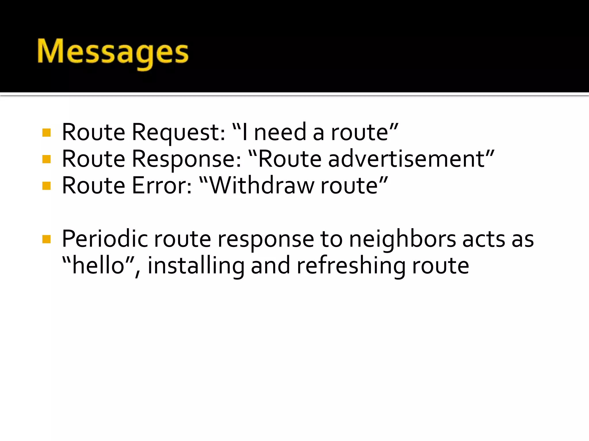 Aodv Routing Protocol Pptx