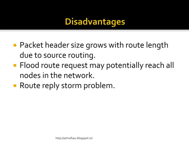 AODV routing protocol | PPTX