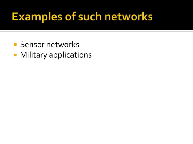 AODV routing protocol | PPTX