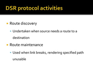 AODV routing protocol | PPTX
