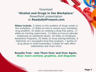 Alcohol and Drugs in the Workplace | PPT
