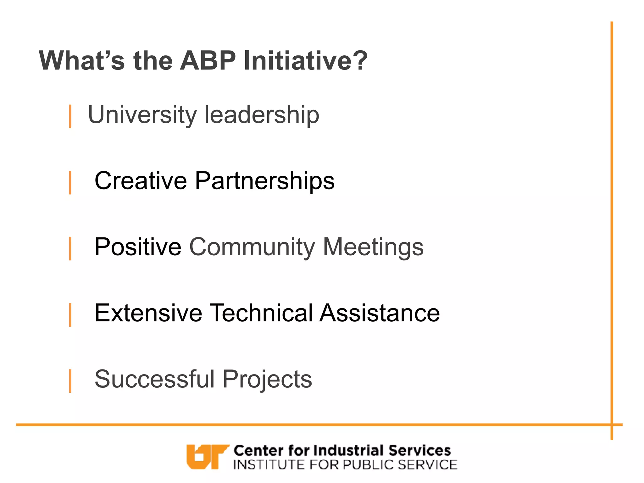 UT - CIS - Asset Based Planning in Rural Tennessee Counties | PPT