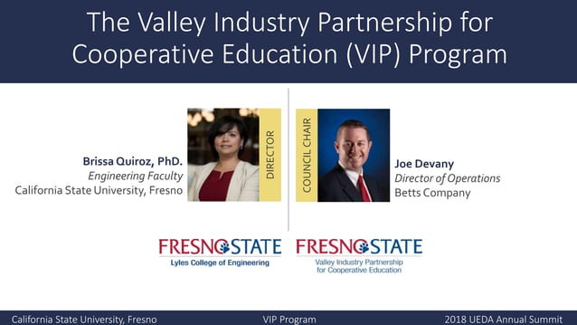 Fresno State - VIP Program | PPT