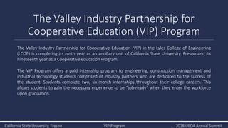 Fresno State - VIP Program | PPT