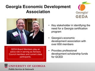 Georgia Certified Economic Developer Program | PPTX