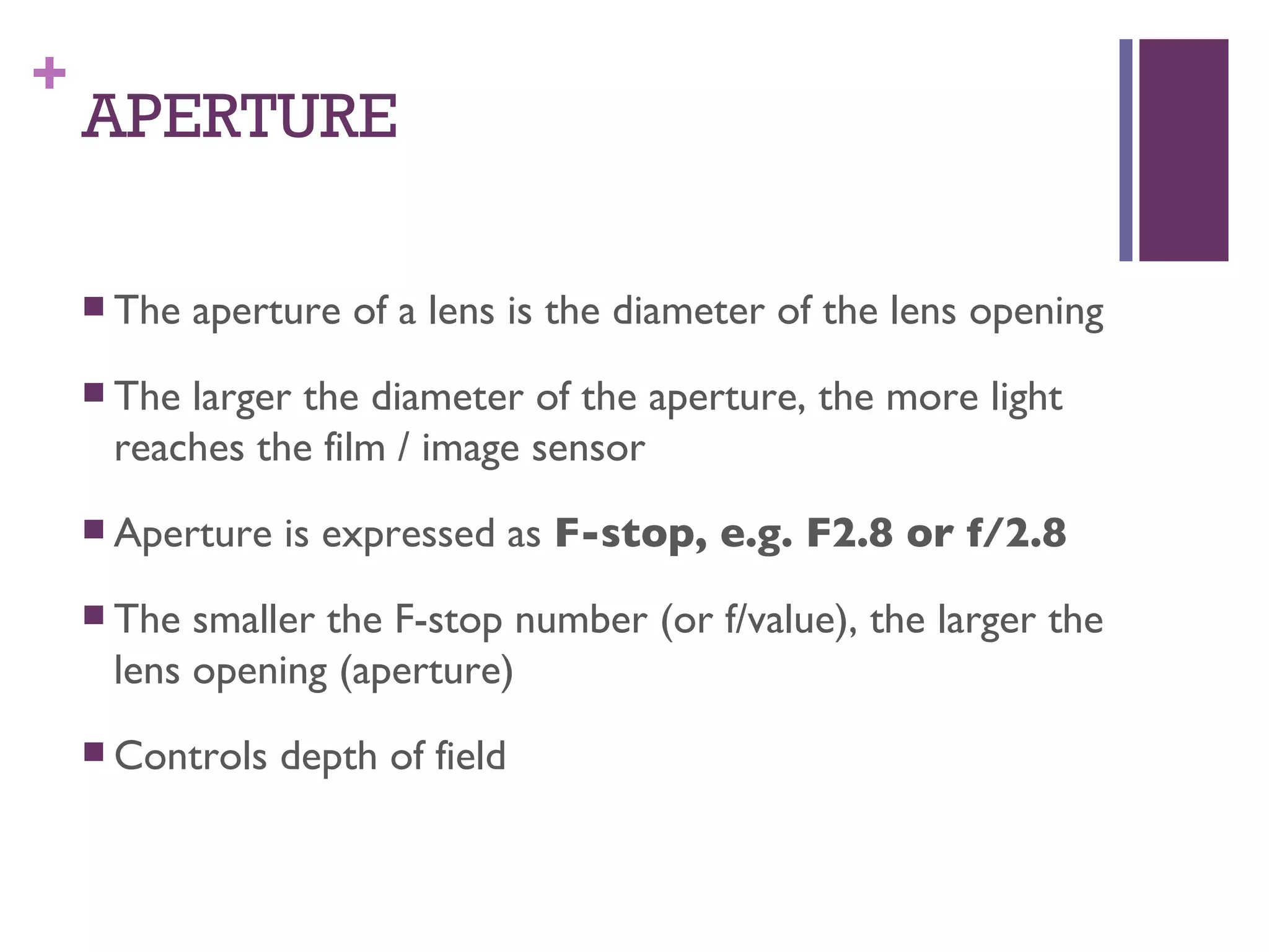 Aperture | PPT