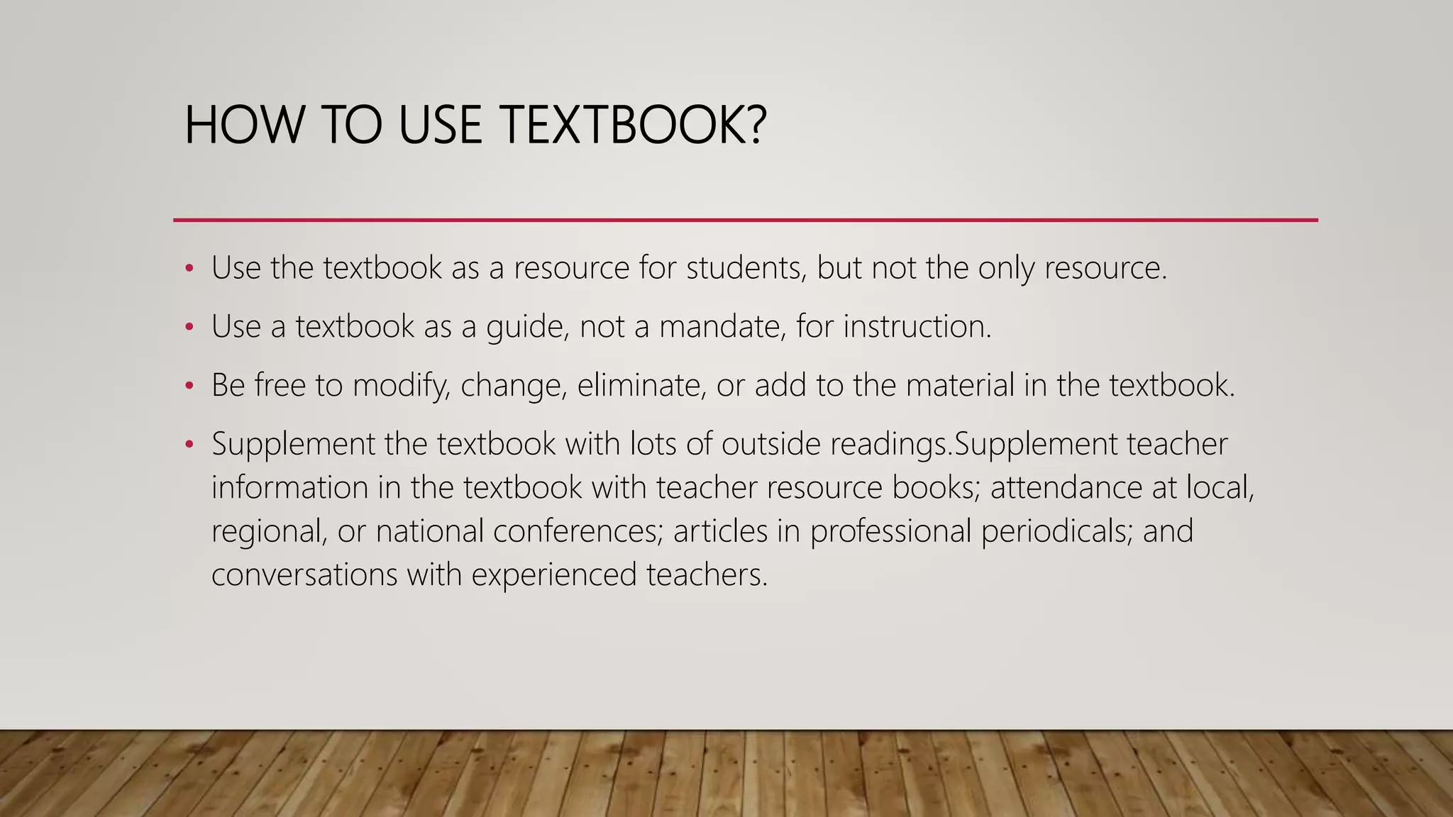 Use of Textbook in Language Learning | PPTX