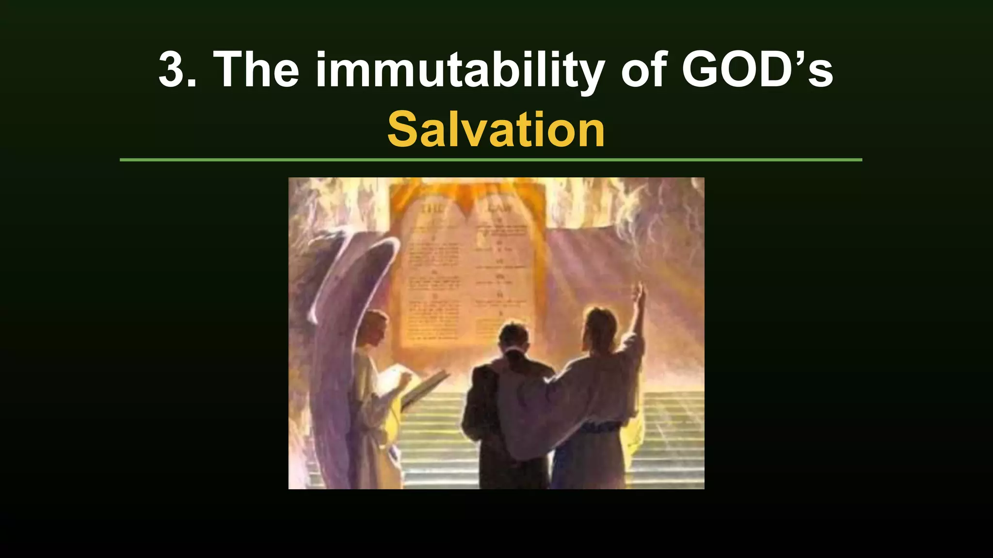 10 Attributes of God Lesson 5 Immutability | PDF | Christianity ...
