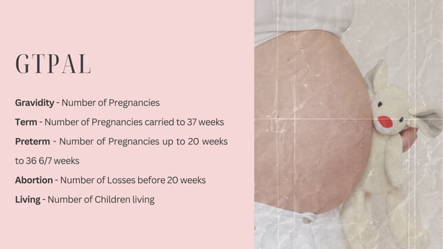 AGE OF GESTATION, GTPAL AND EDD , AOG PPT | PDF