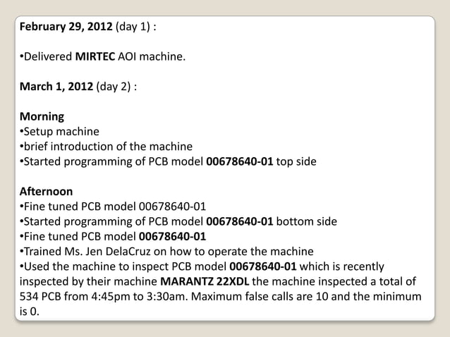 Aoi demo evaluation report sanyo denki | PPTX | Consumer Electronics ...