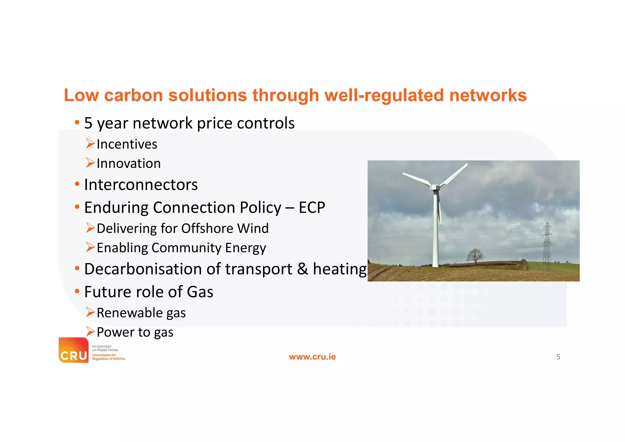 The role of the regulator in the transformation of the electricity ...