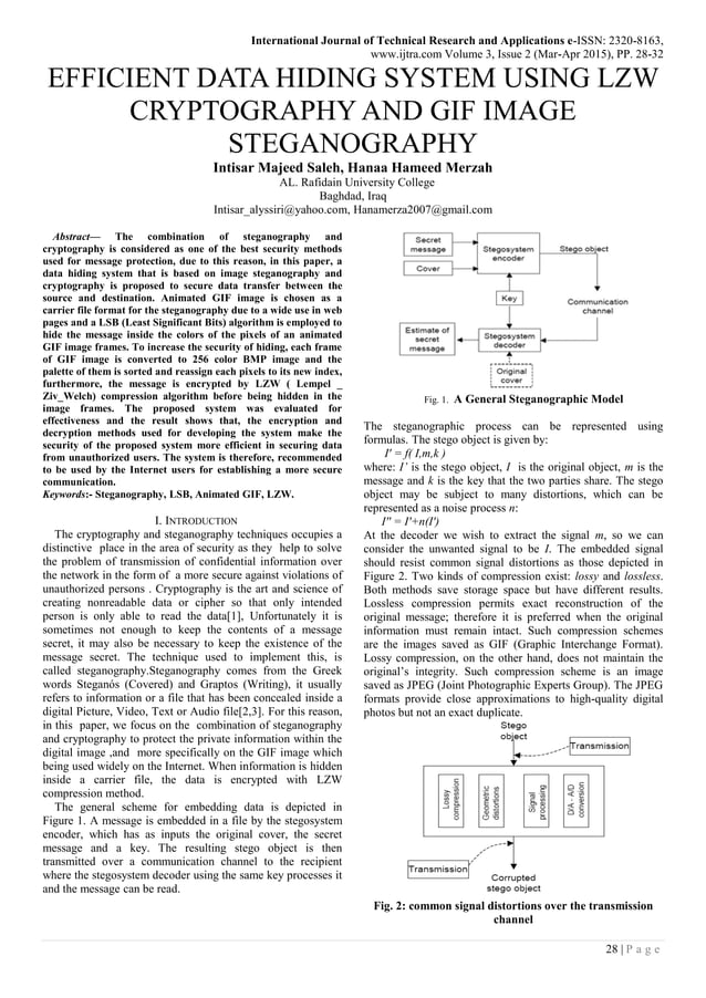 EFFICIENT DATA HIDING SYSTEM USING LZW CRYPTOGRAPHY AND GIF IMAGE ...