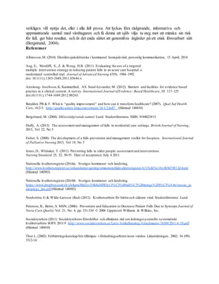 Förbättringsarbete nässjö kommun | PDF