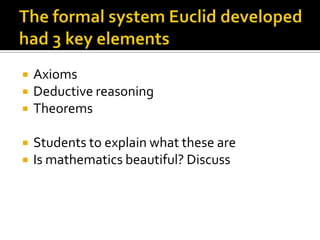 Aok – areas of knowing mathematics | PPT