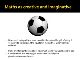 Aok – areas of knowing mathematics | PPT
