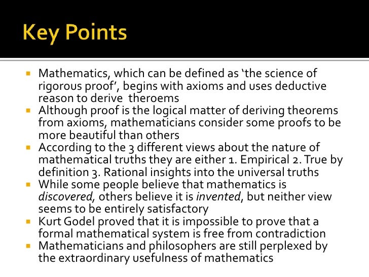 Aok – areas of knowing mathematics