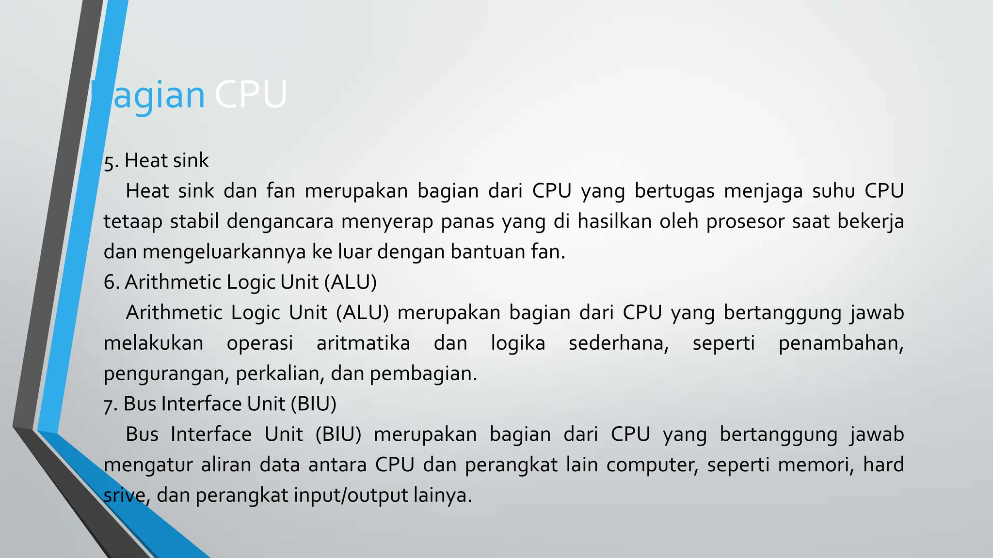 Pengenalan Hardware dan sistemnya serta kapasitas RAM dan Jenisnya | PPT