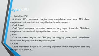 Pengenalan Hardware dan sistemnya serta kapasitas RAM dan Jenisnya | PPT