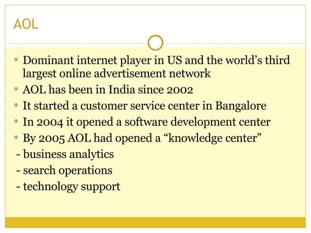 Aol | PPT | Internet | Computing