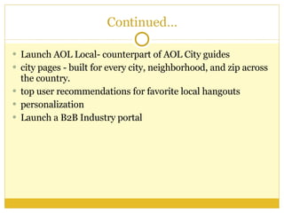 Aol | PPT | Internet | Computing