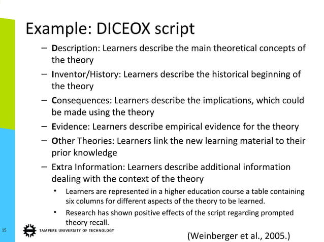 Pedagogical Scripting In Cscl Ppt