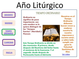 Año litúrgico vero | PPSX