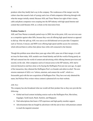 Aol term paper | DOC | Internet Service Providers | Home Utilities