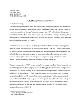 Aol term paper | PDF