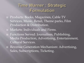 Aol time warner merger | PPTX