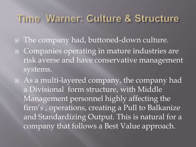 Aol time warner merger | PPTX | Internet | Computing