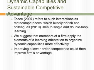 Aom 2011 Dynamic Capability Presentation | PPT