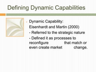 Aom 2011 Dynamic Capability Presentation | PPT