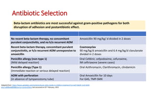 ACUTE OTITIS MEDIA IN CHILDREN cme SLIDE SET | PPTX