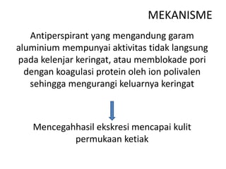 Aomk antiperspiran bubuk | PPT
