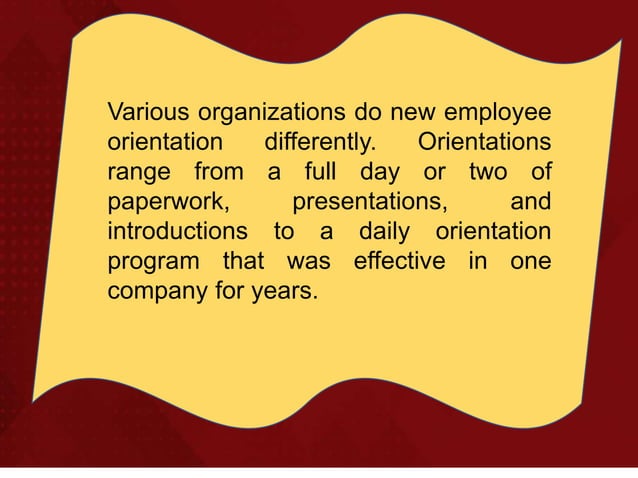 AOMP lesson 3-Employee Orientation Definition, Benefits & Best ...