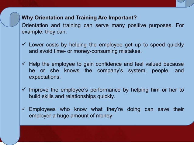 AOMP lesson 3-Employee Orientation Definition, Benefits & Best ...