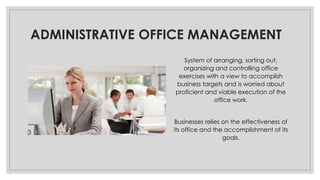 Administrative Office Management | PDF