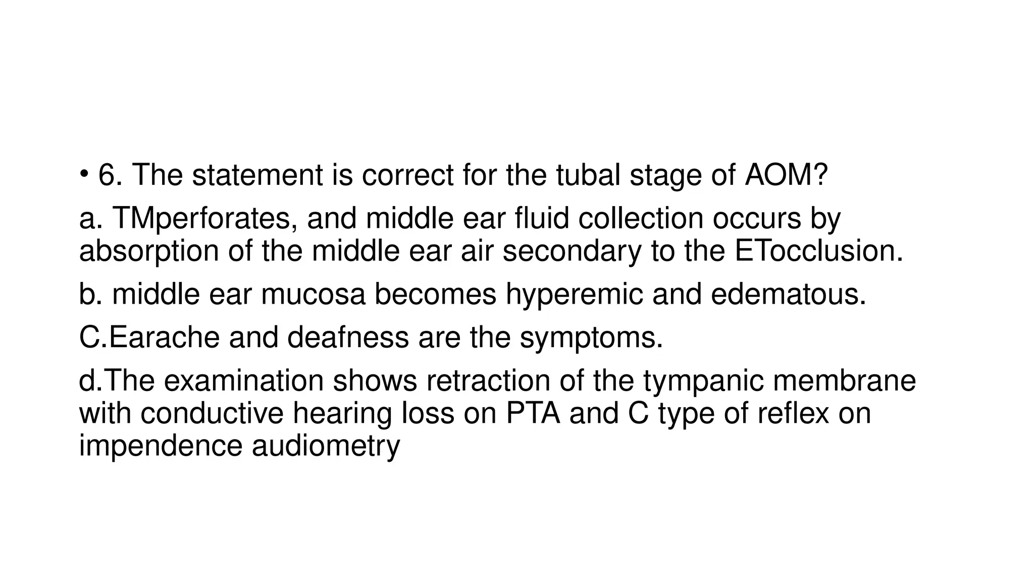 Acute Otitis Media (AOM) UG-ENT MBBS.pptx | Ear, Nose and Throat ...