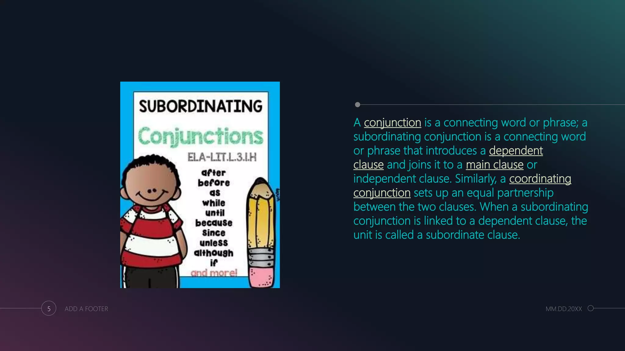 Subordinate conjunction[1] | PPTX