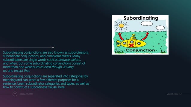Subordinate conjunction[1] | PPTX