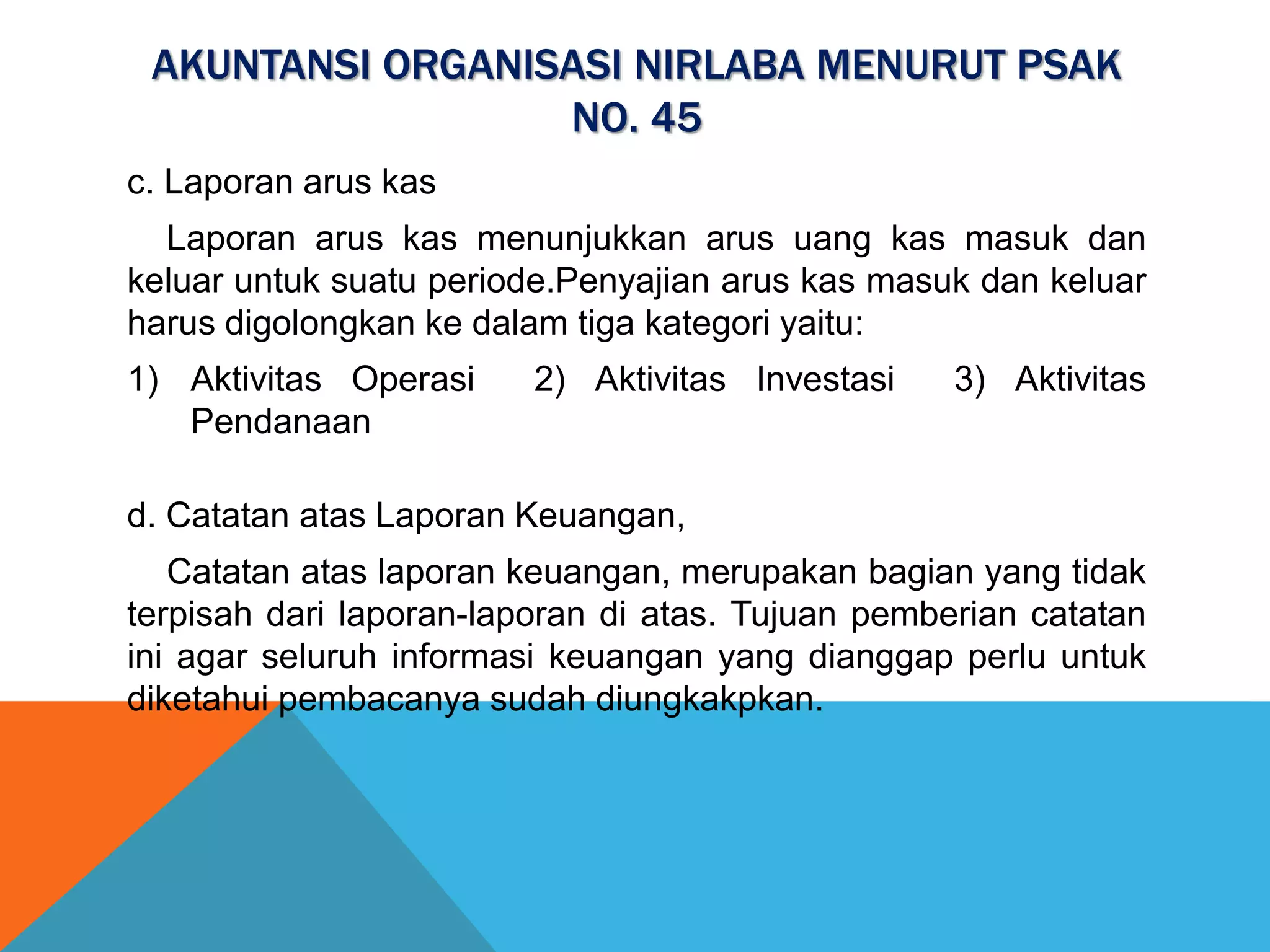 Materi Akuntansi Organisasi Nirlaba | PPTX