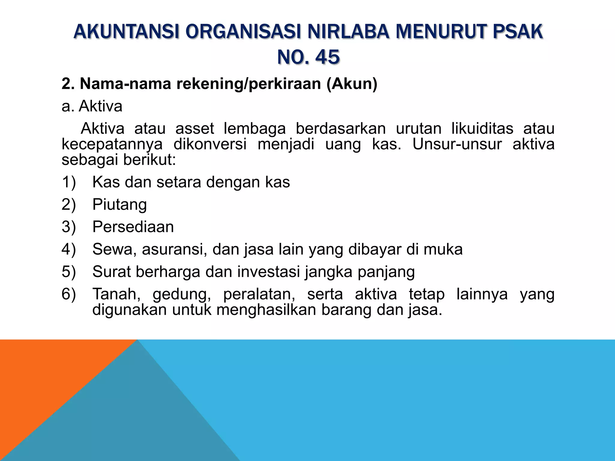 Materi Akuntansi Organisasi Nirlaba | PPTX