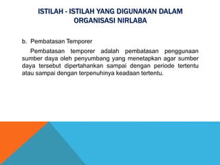 Materi Akuntansi Organisasi Nirlaba | PPTX