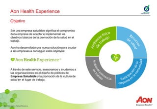 Innovación en Empresa Saludable Aon Health Experience | PDF