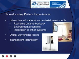 AONE - Uses of Technology in Patient Care Environments | PPT