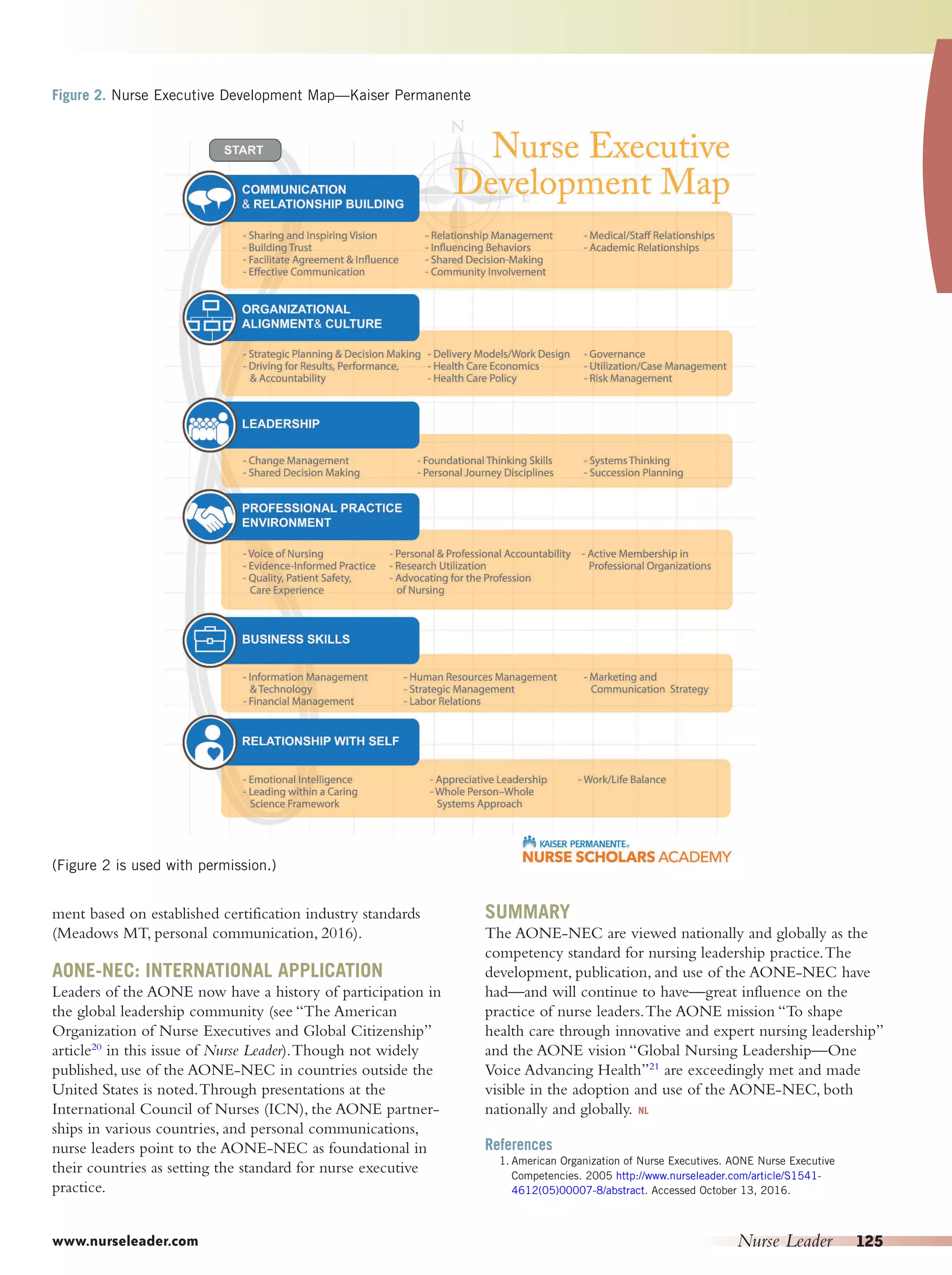 Aone nurse executive competencies | PDF