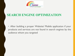 Aone software technologies | PPT | Internet | Computing