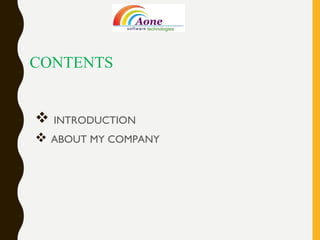 Aone software technologies | PPT | Internet | Computing
