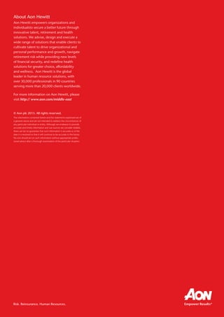 Aon Hewitt Case Study | PDF