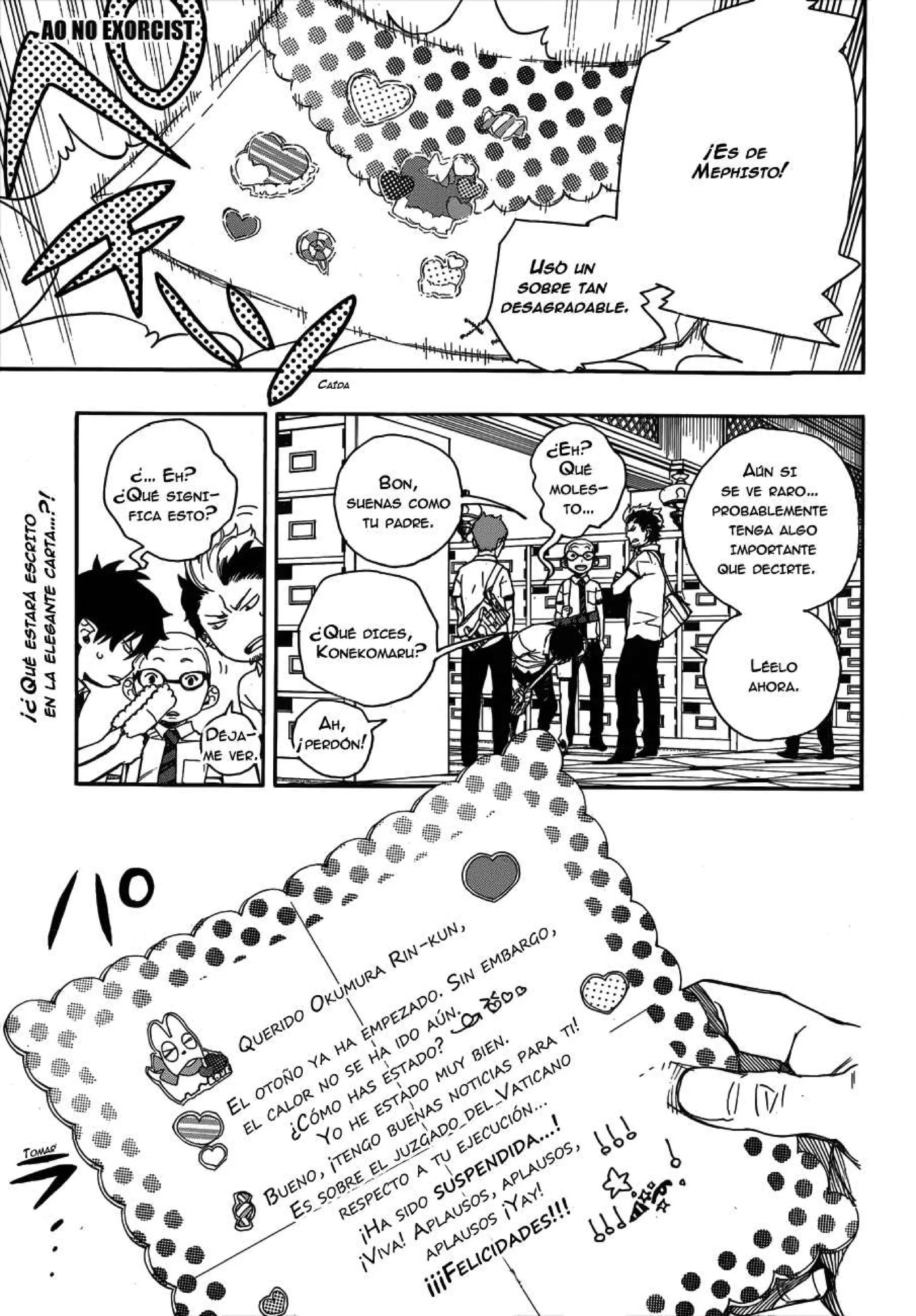 Ao no exorcist tomo 10 | PDF